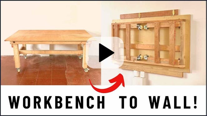 FREE DIY Space-Saver Wall Table Plan