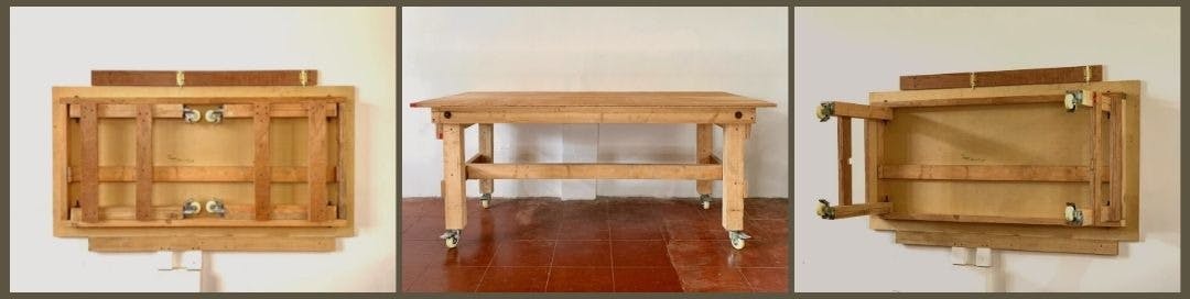 FREE DIY Space-Saver Wall Table Plan