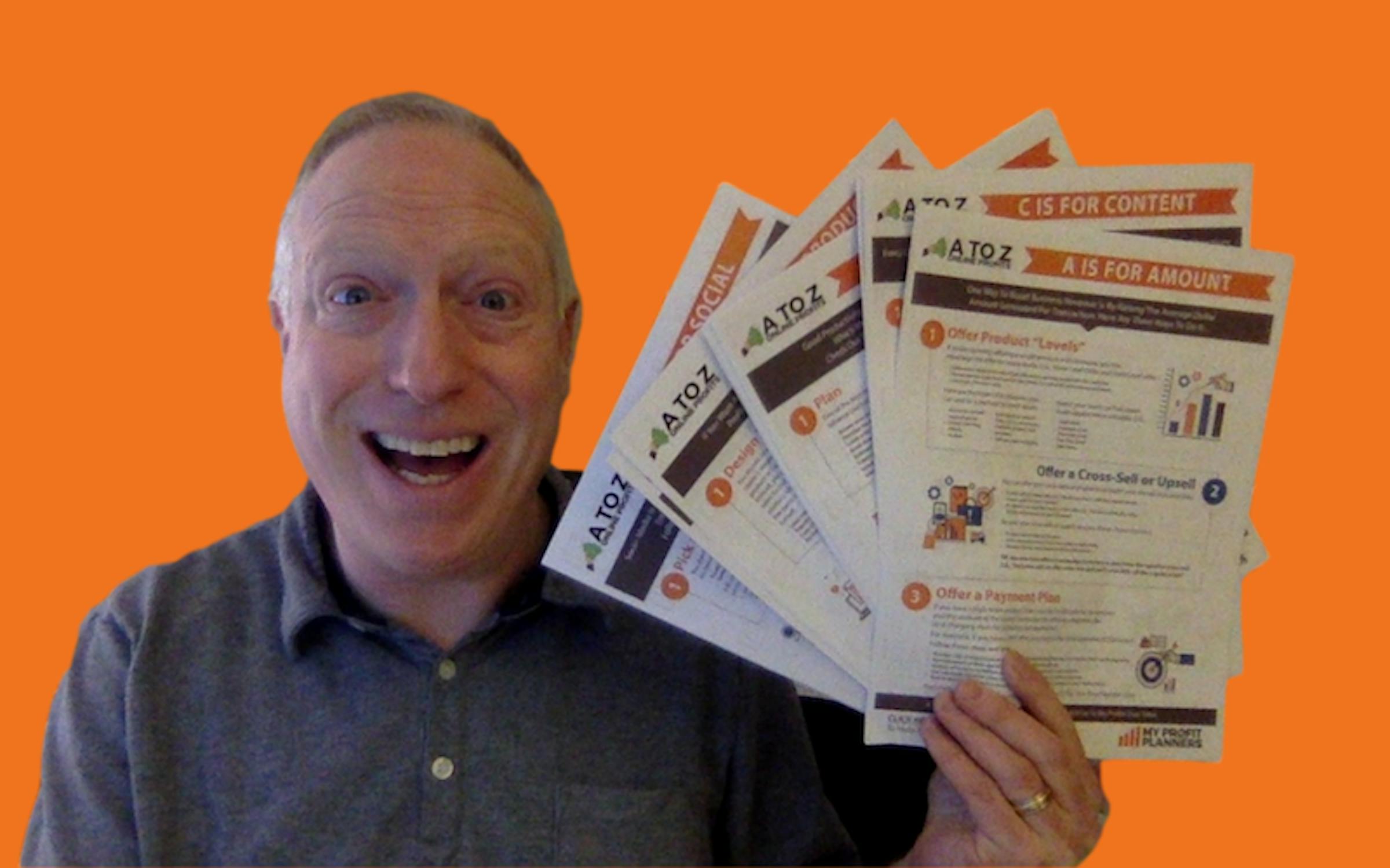 FREE AtoZ Online Profits Cheat Sheets