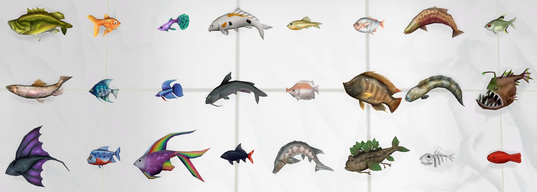 Sims 4 Fish Collection
