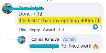 Training squad sign up