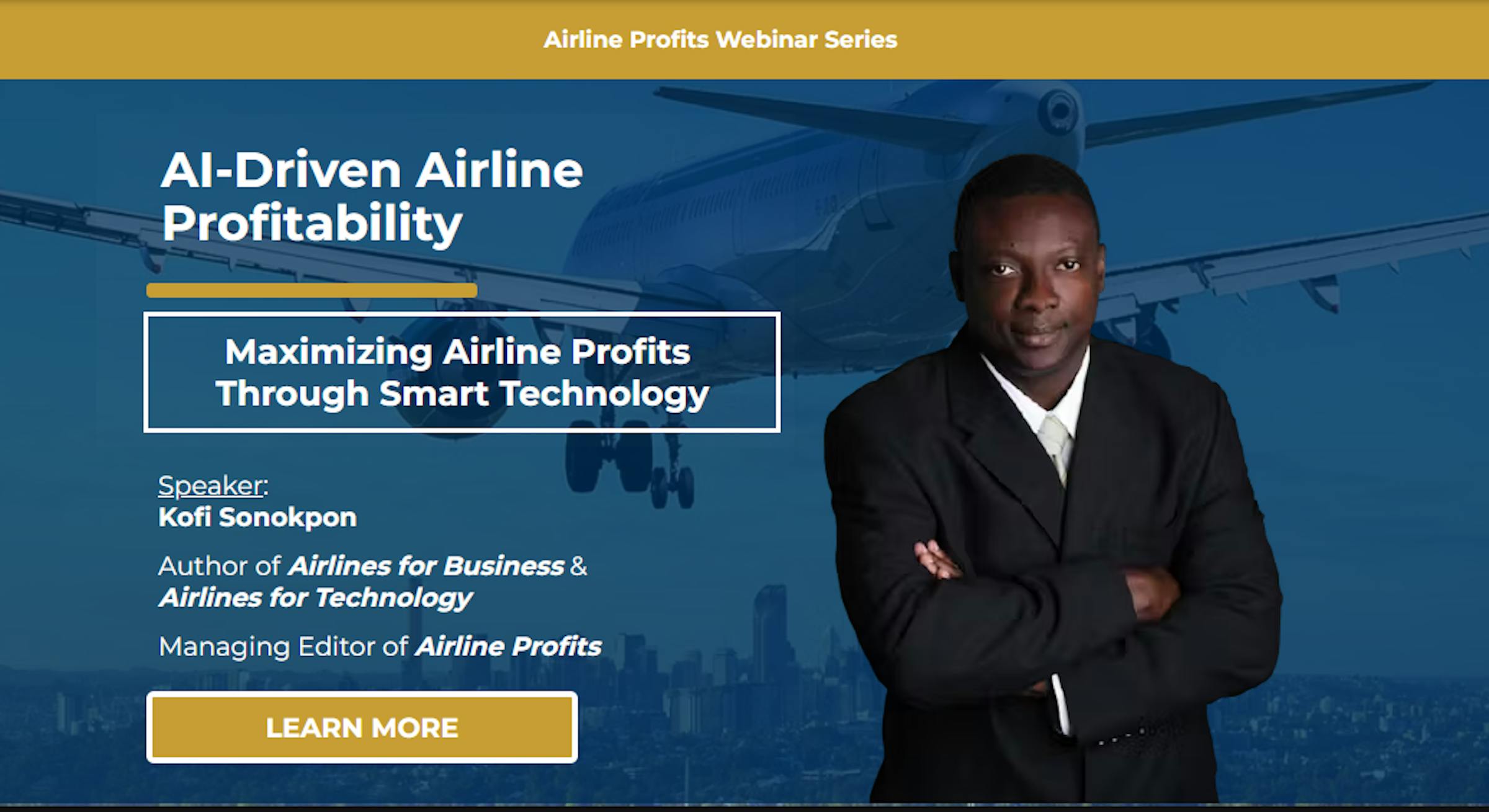 Airline Profits Webinar Series: AI-Driven Airline Profitability