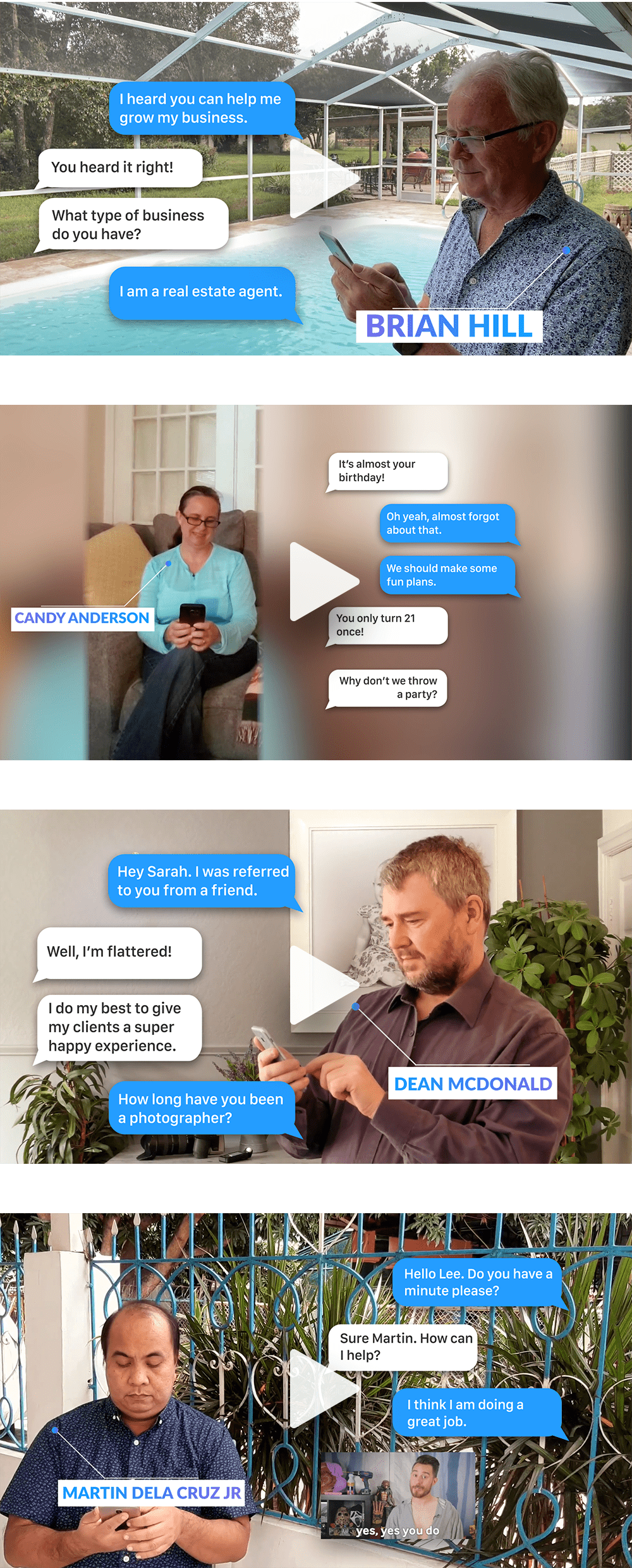 TxtVideo Custom Personalized Video Backgrounds