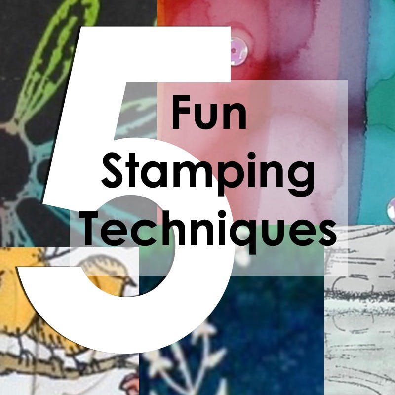5 Fun Stamping Techniques - Stamp With Jenn