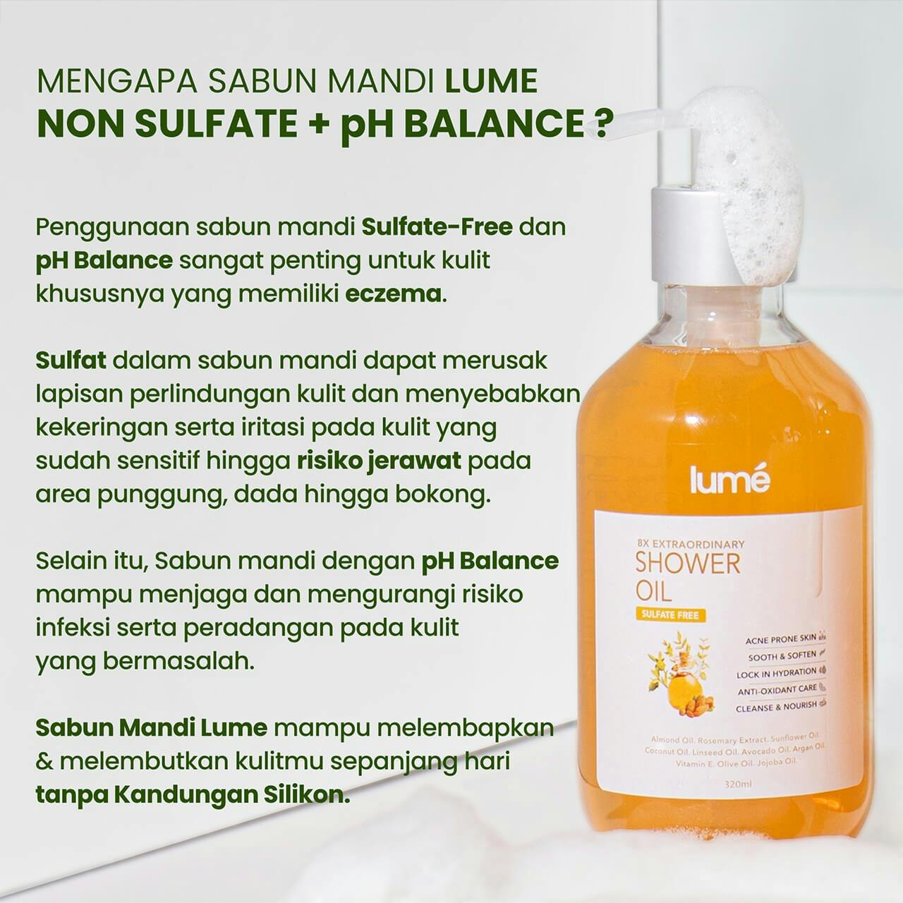 Lume Shower Oil