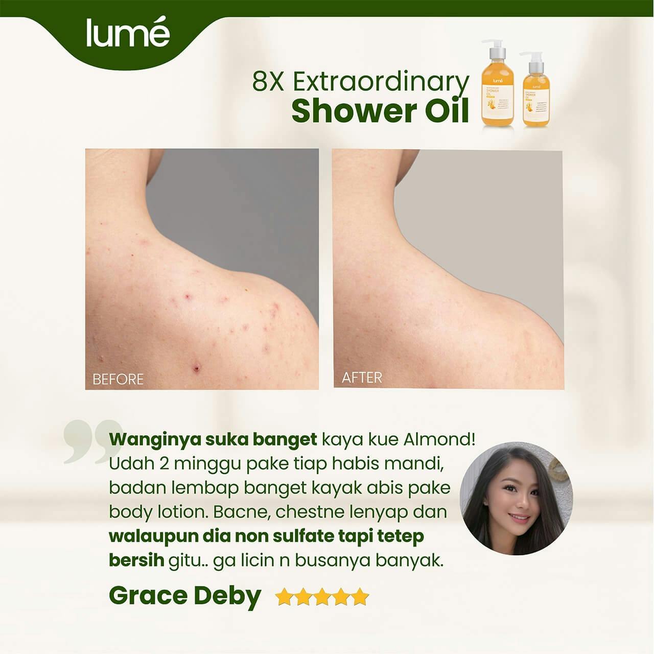 Lume Shower Oil