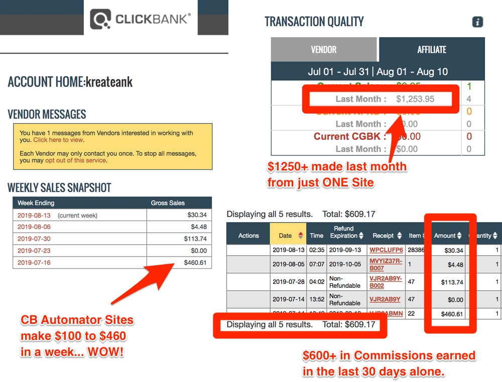 CB Automator Affiliate Site Builder