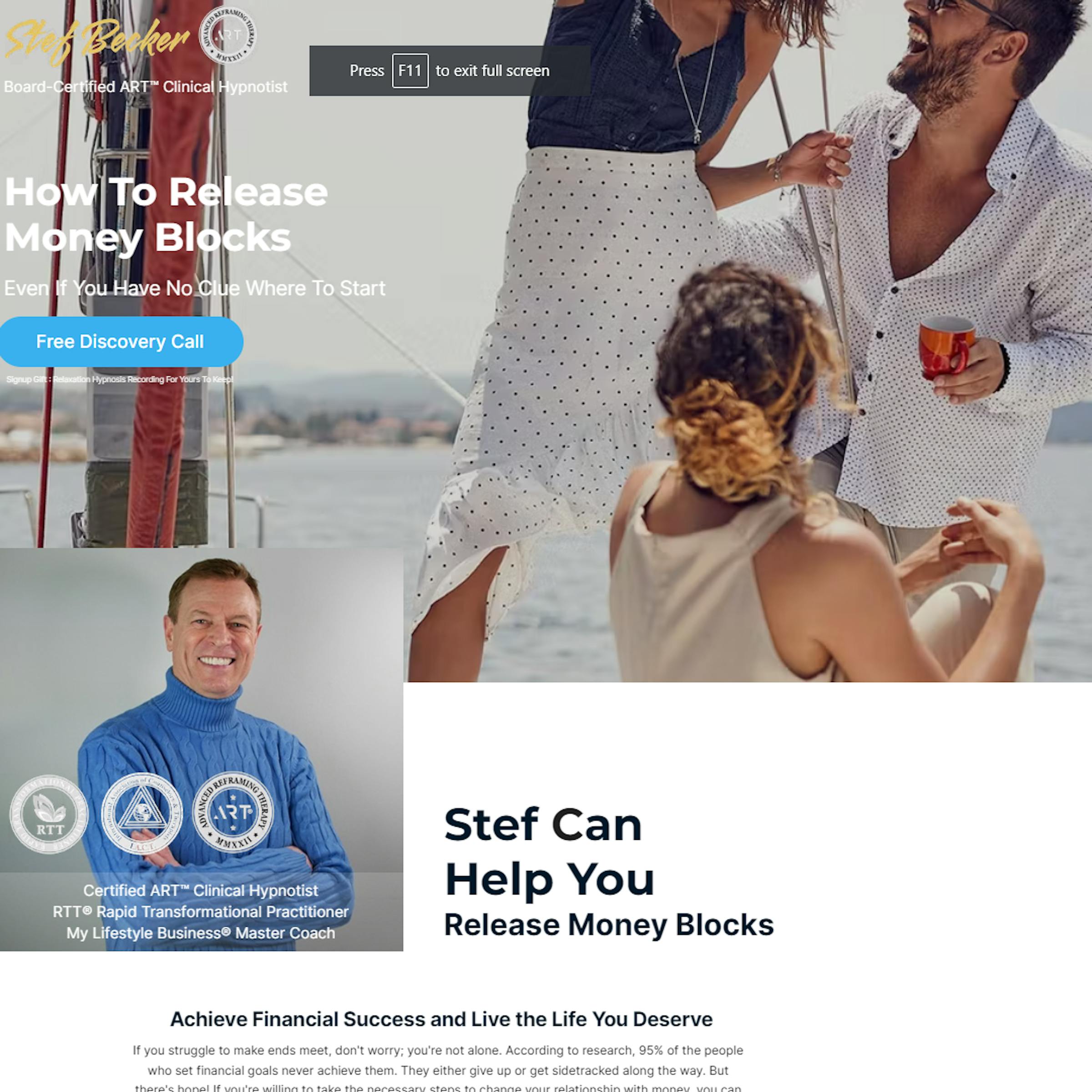 Release Money Blocks in 21 Days with Stef Becker | RTT® Practitioner