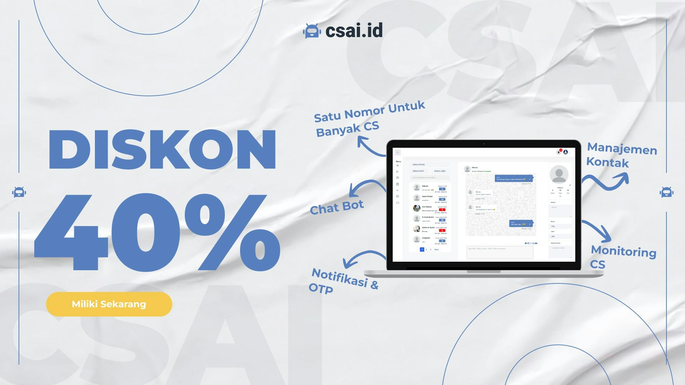 CSAI - Otomatisasi Pekerjaan Customer Service Anda